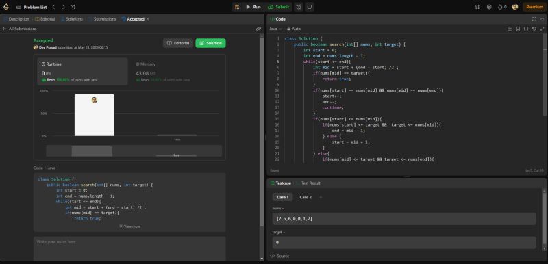 Dev Prasad on LinkedIn: #potd #dsa #leetcode #100daysofcodingchallenge Dev Prasad on LinkedIn: #potd #dsa #leetcode #100daysofcodingchallenge