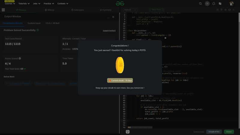 Mohit Soni on LinkedIn: #geekstreak2024 #codingchallenge #30daysofcode ... Mohit Soni on LinkedIn: #geekstreak2024 #codingchallenge #30daysofcode ...