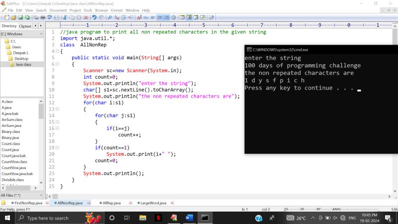 Deepak L on LinkedIn: #coding #programming #codingchallenge #100daysofcode… Deepak L on LinkedIn: #coding #programming #codingchallenge #100daysofcode…