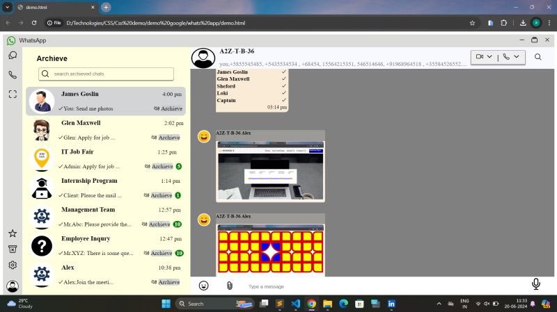 Hello Connections, I have created clone of whatps app with the help of ... Hello Connections, I have created clone of whatps app with the help of ...