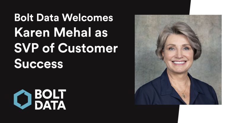 Rob Meredith on LinkedIn: Bolt Data Welcomes Karen Mehal as SVP of ... Rob Meredith on LinkedIn: Bolt Data Welcomes Karen Mehal as SVP of ...