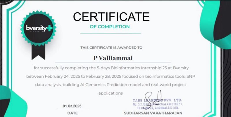 Valliammai Palaniappan on LinkedIn: #bioinformatics #biotech # ... Valliammai Palaniappan on LinkedIn: #bioinformatics #biotech # ...
