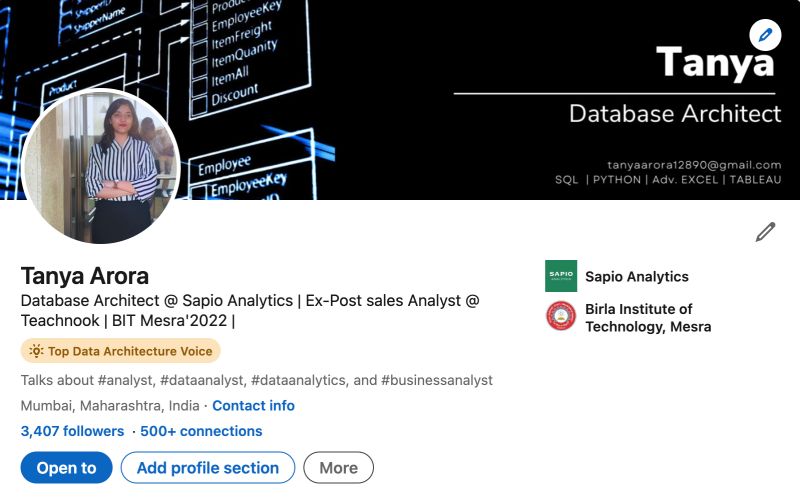 #databasearchitecture #databasedesign #linkedinbadge #data… | Tanya ... #databasearchitecture #databasedesign #linkedinbadge #data… | Tanya ...