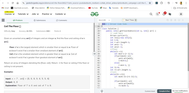 Anandha Samyuktha S on LinkedIn: #geeksforgeeks #coding #problemsolving ... Anandha Samyuktha S on LinkedIn: #geeksforgeeks #coding #problemsolving ...
