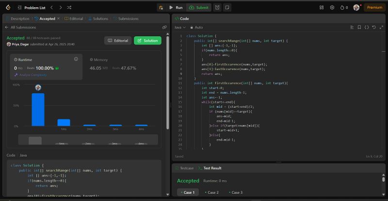 #day22 #100daysofcode #leetcode #binarysearch #java #techinterviews ... #day22 #100daysofcode #leetcode #binarysearch #java #techinterviews ...