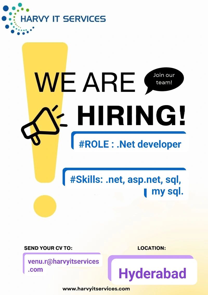 GOPAL REDDY RAJU on LinkedIn: #hiring #dotnetdeveloper # ... GOPAL REDDY RAJU on LinkedIn: #hiring #dotnetdeveloper # ...