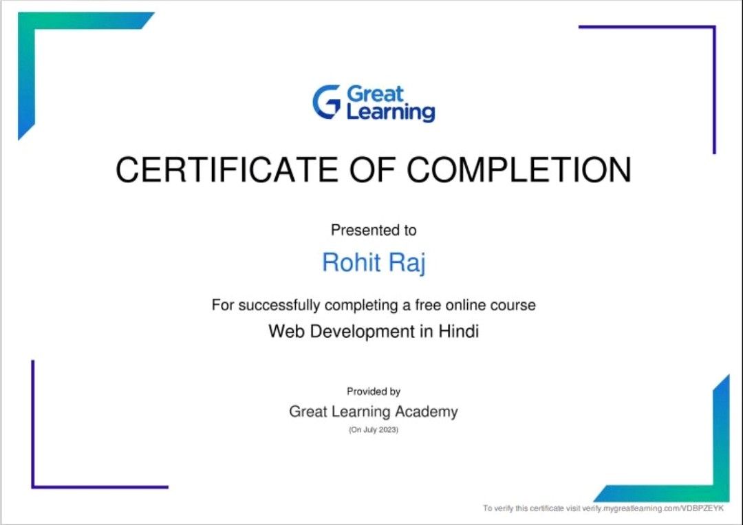 Rohit Raj on LinkedIn: #webdevelopment Rohit Raj on LinkedIn: #webdevelopment