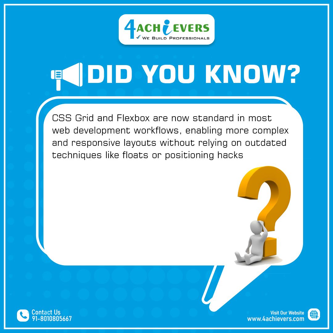 4Achievers on LinkedIn: #didyouknow #cssgrid #flexbox #webdevelopment # ... 4Achievers on LinkedIn: #didyouknow #cssgrid #flexbox #webdevelopment # ...