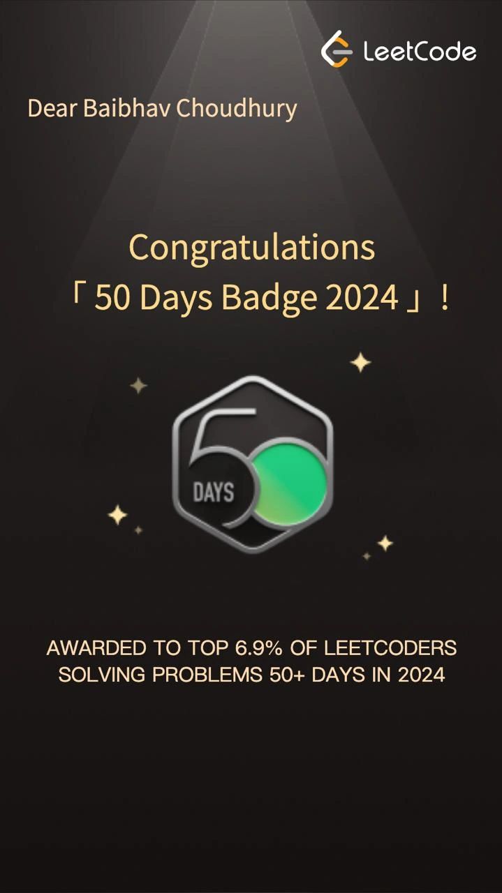 Baibhav Choudhury on LinkedIn: #leetcode #codingjourney #problemsolving ... Baibhav Choudhury on LinkedIn: #leetcode #codingjourney #problemsolving ...