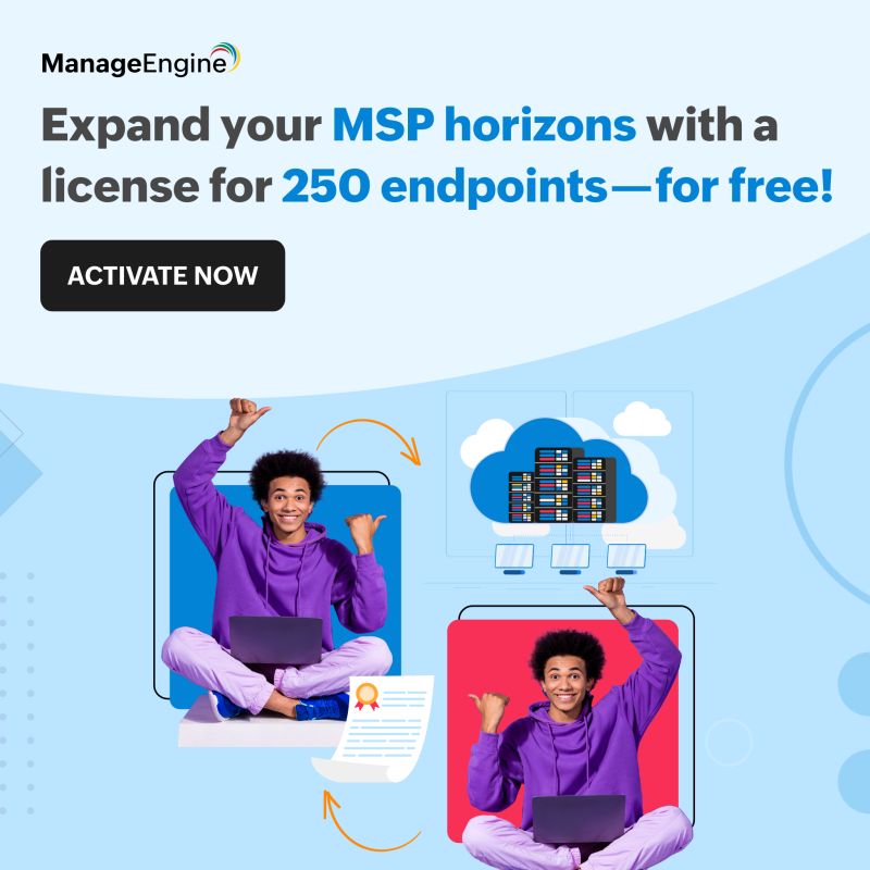 Get a FREE license for Endpoint Central MSP on the cloud | ManageEngine ... Get a FREE license for Endpoint Central MSP on the cloud | ManageEngine ...