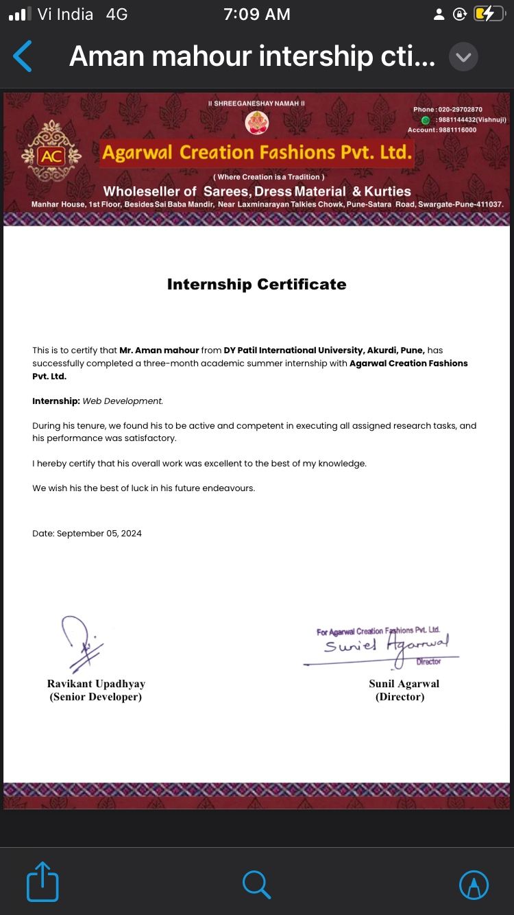 Aman Mahour on LinkedIn: I am excited to announce that I have completed ... Aman Mahour on LinkedIn: I am excited to announce that I have completed ...