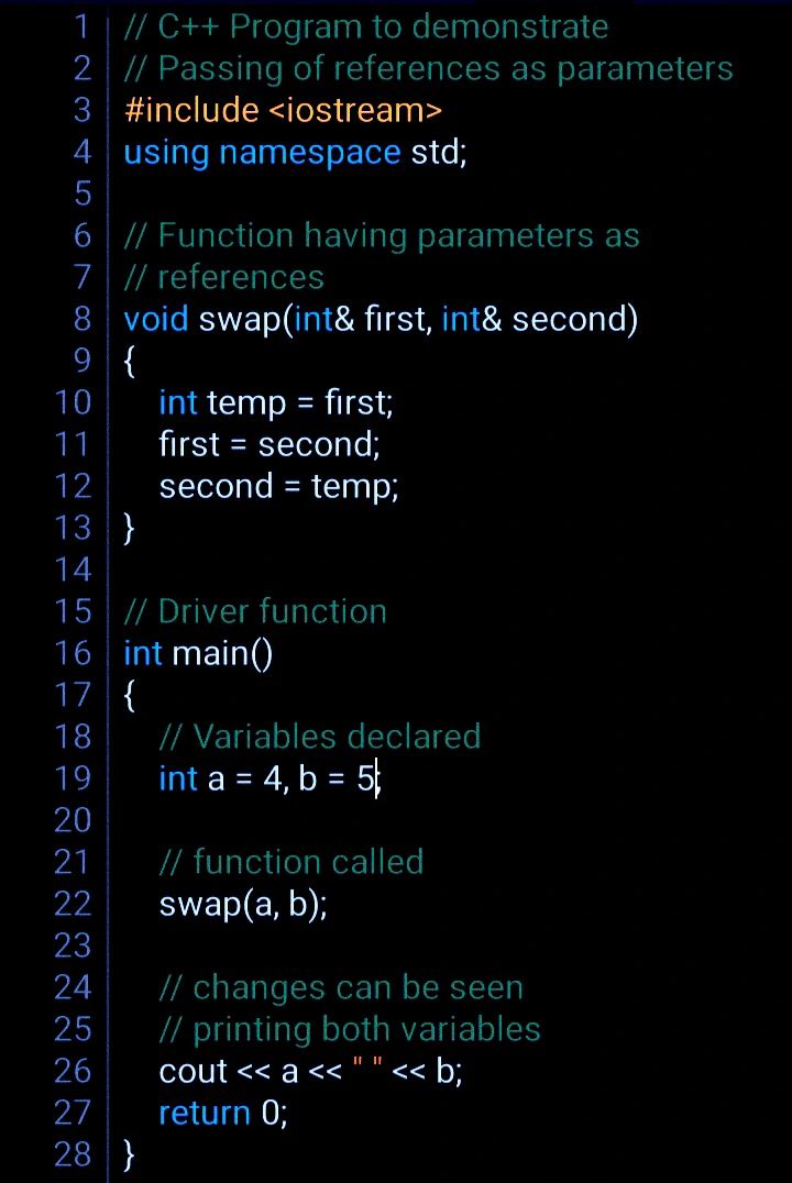 Gopal Pandey on LinkedIn: #c #programming #references #codingtips #learncpp Gopal Pandey on LinkedIn: #c #programming #references #codingtips #learncpp