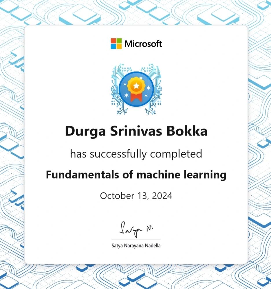 SRINU B on LinkedIn: #machinelearning #ai #microsoft # ... SRINU B on LinkedIn: #machinelearning #ai #microsoft # ...