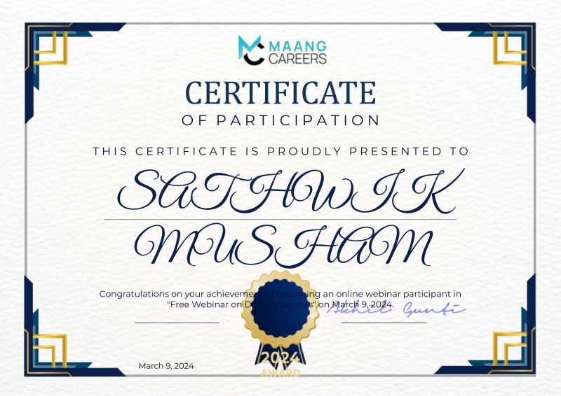 Sathwik Musham on LinkedIn: Sathwik Musham on LinkedIn: