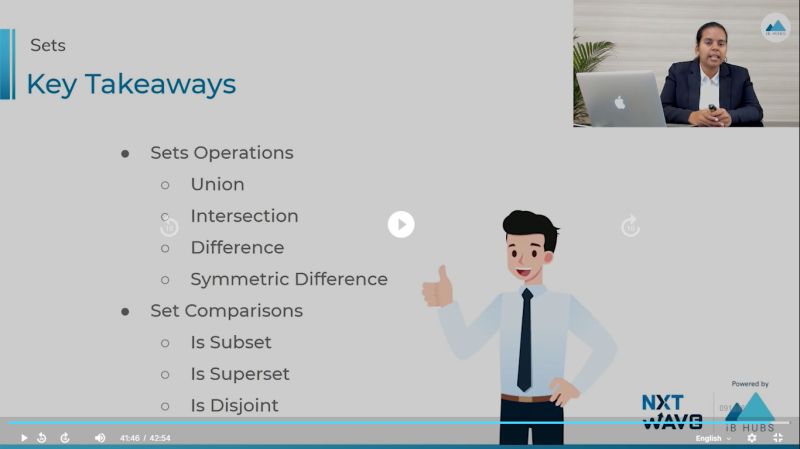 #50daysofcode #python #codingjourney #nxtwave #ibhubs #setsinpython ... #50daysofcode #python #codingjourney #nxtwave #ibhubs #setsinpython ...