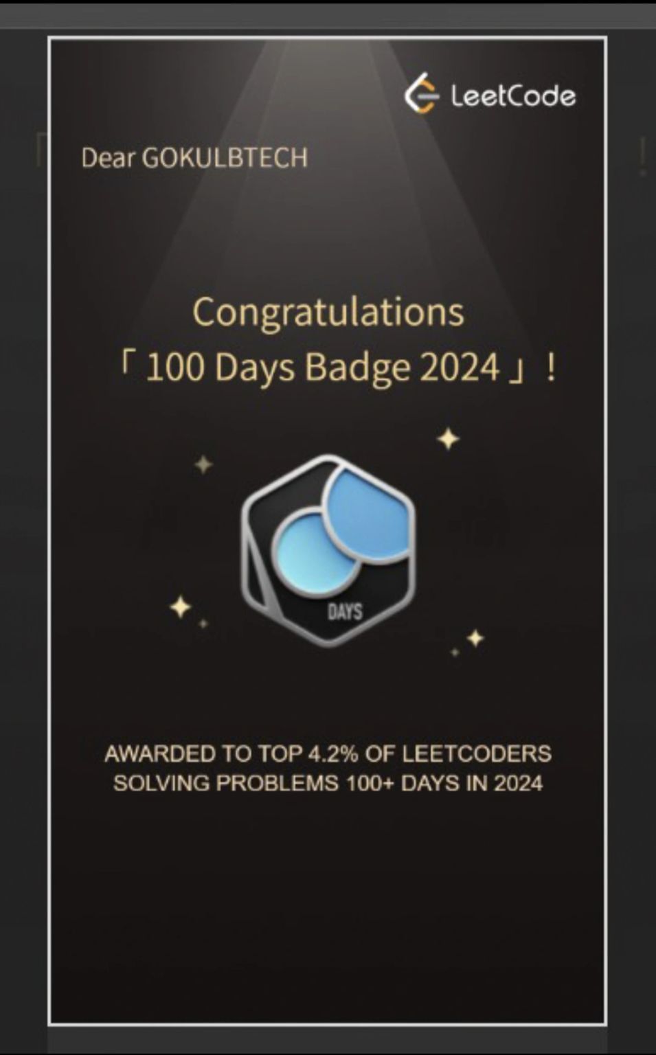 Gokula Krishnan on LinkedIn: #leetcode #codingchallenge #codingjourney Gokula Krishnan on LinkedIn: #leetcode #codingchallenge #codingjourney
