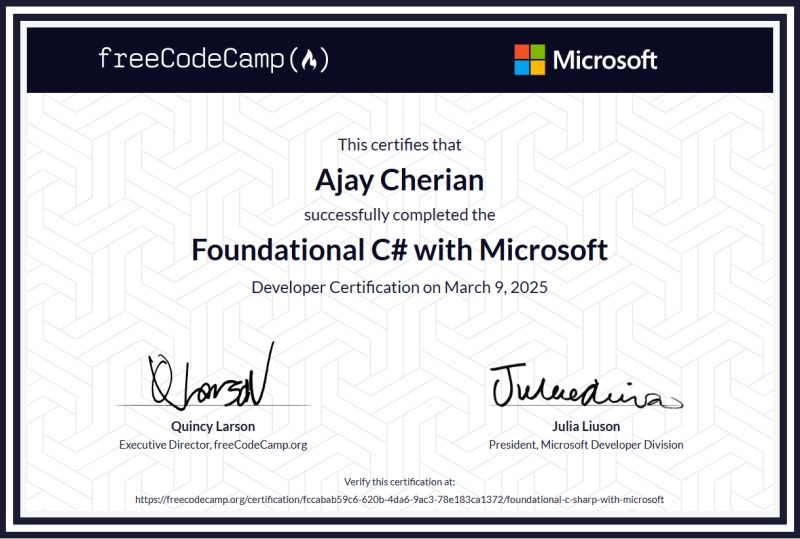 #csharp #dotnet #softwaredevelopment #freecodecamp #microsoft #learning ... #csharp #dotnet #softwaredevelopment #freecodecamp #microsoft #learning ...