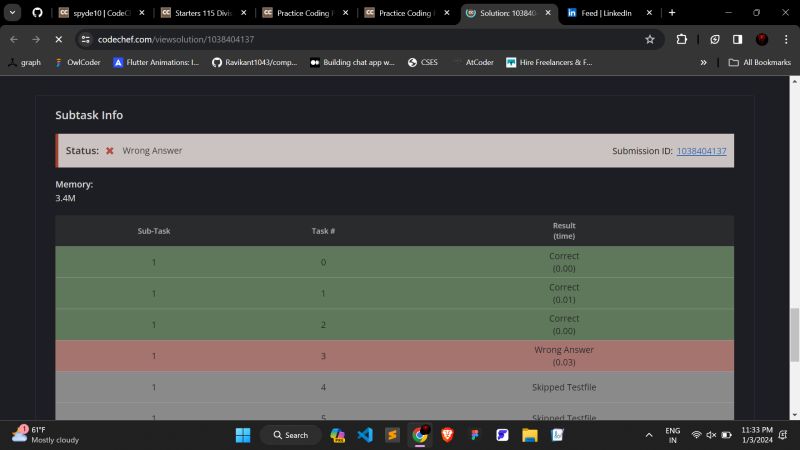 Ravikant Sharma on LinkedIn: #coder #codechef Ravikant Sharma on LinkedIn: #coder #codechef