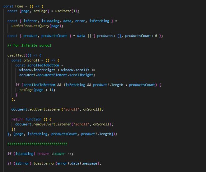 Ishan Lathwal on LinkedIn: Infinite Scrolling & Data fetching using RTK ... Ishan Lathwal on LinkedIn: Infinite Scrolling & Data fetching using RTK ...