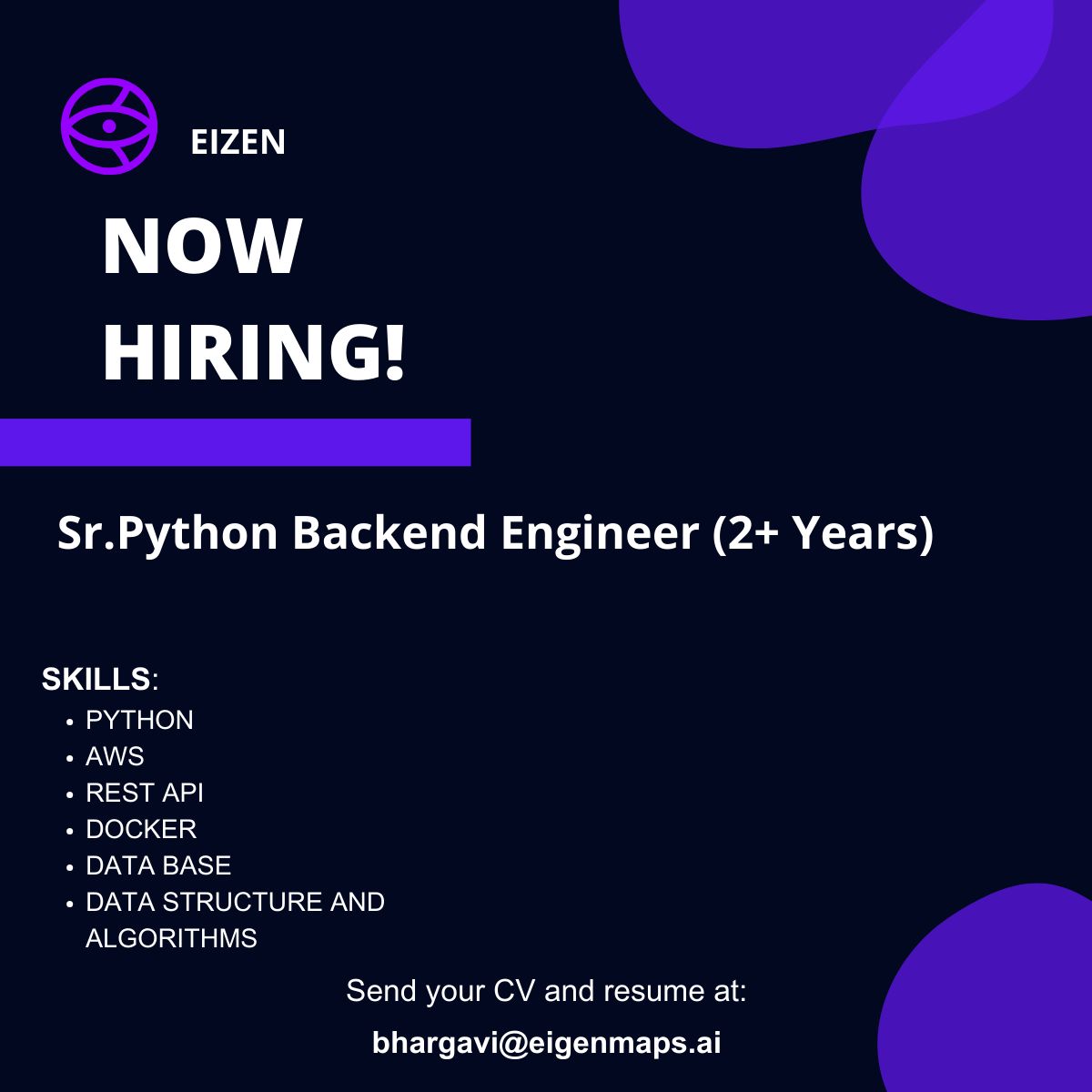 Eizen on LinkedIn: #pythonprogramming #pythondeveloper # ... Eizen on LinkedIn: #pythonprogramming #pythondeveloper # ...