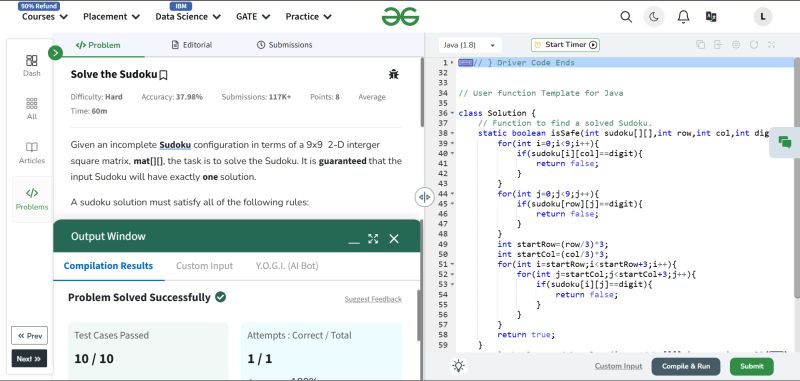 #gfg160 #dsa #geeksforgeeks #problemsolving #geekstreak2025… | Lakshay Garg #gfg160 #dsa #geeksforgeeks #problemsolving #geekstreak2025… | Lakshay Garg