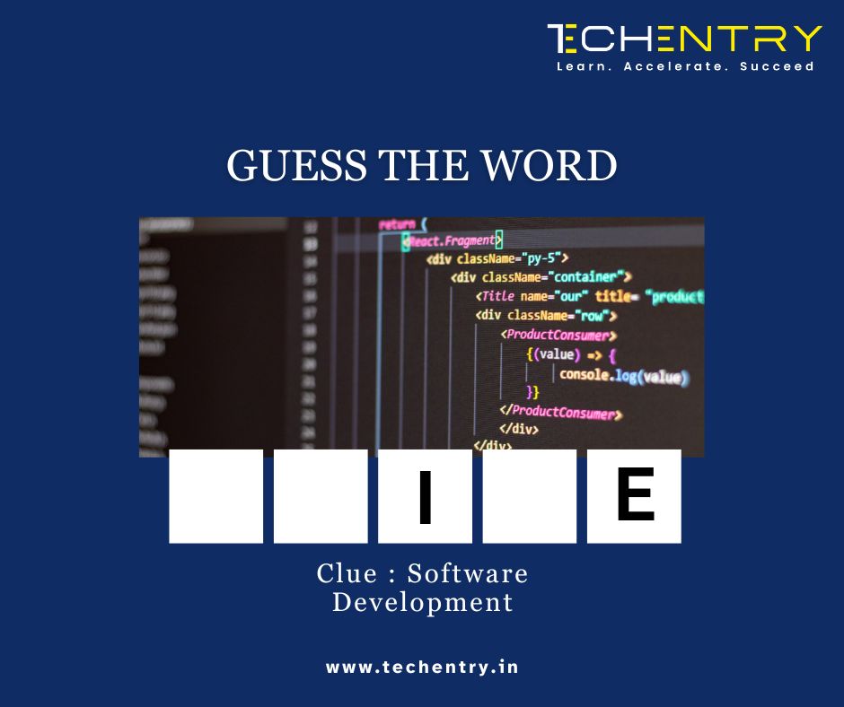 TechEntry on LinkedIn: #softwaredevelopment #guesstheword #happyweekend TechEntry on LinkedIn: #softwaredevelopment #guesstheword #happyweekend