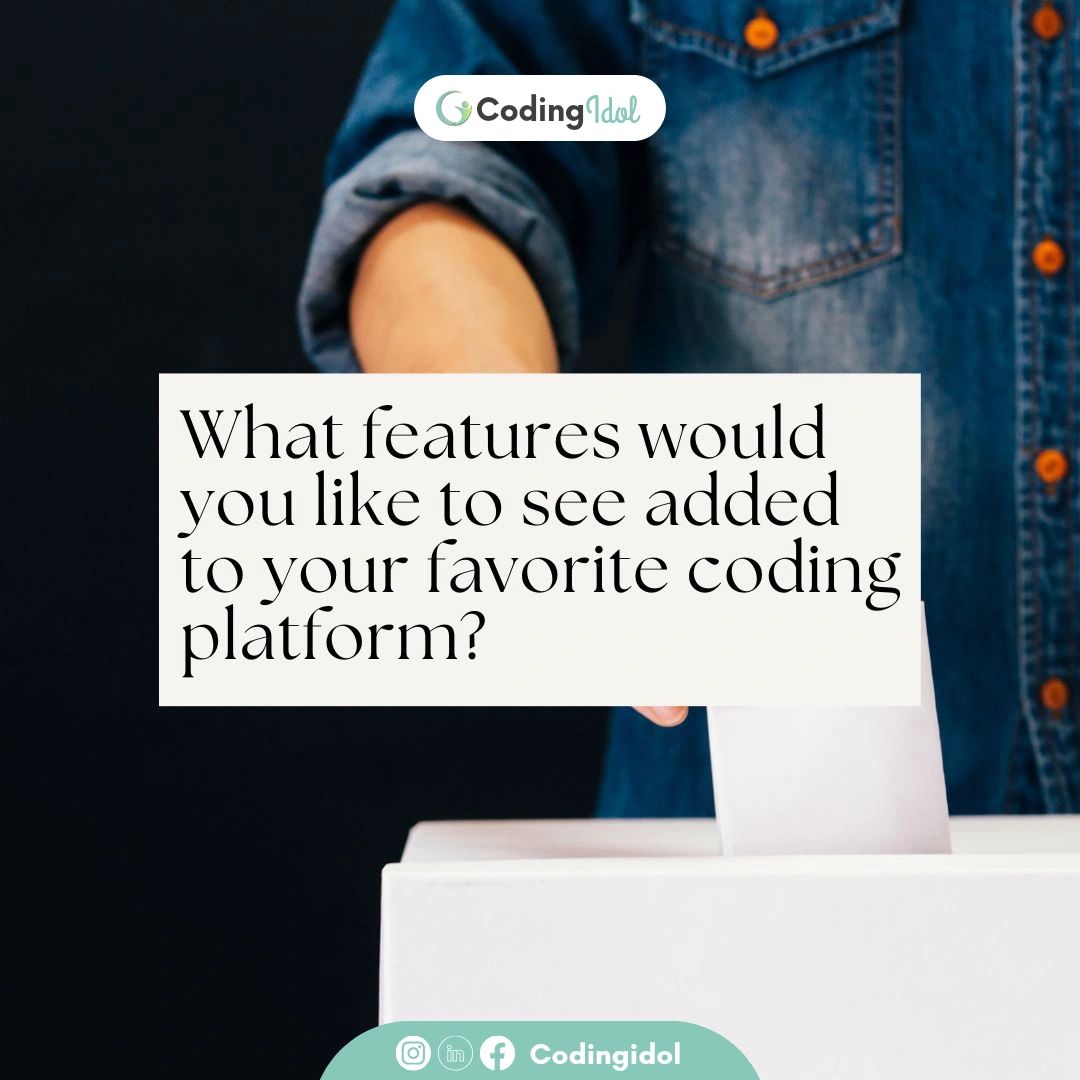 CodingIdol on LinkedIn: #coding #programmer #developer # ... CodingIdol on LinkedIn: #coding #programmer #developer # ...