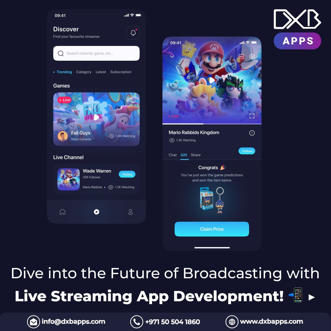 #livestreaming #appdevelopment #dubaitech #onlineviewers… | DXB APPS ... #livestreaming #appdevelopment #dubaitech #onlineviewers… | DXB APPS ...