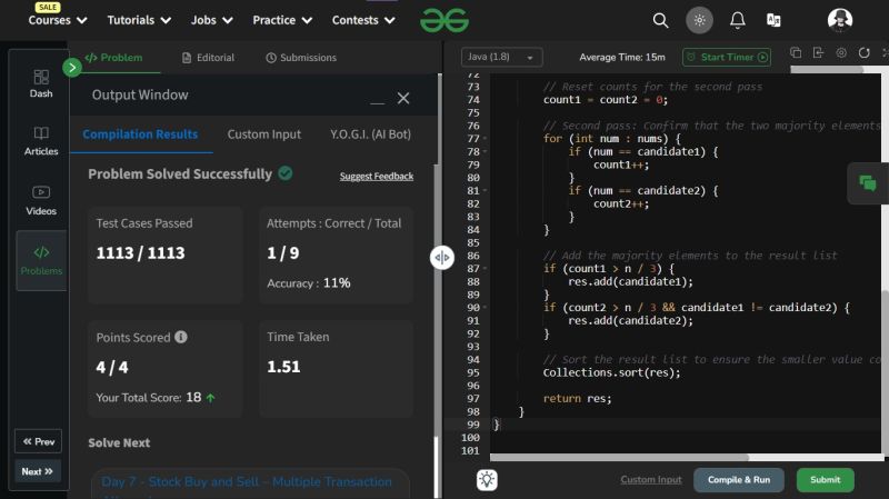 G Dhanush on LinkedIn: #gfg160 #geeksforgeeks #codingchallenge #day6 # ... G Dhanush on LinkedIn: #gfg160 #geeksforgeeks #codingchallenge #day6 # ...