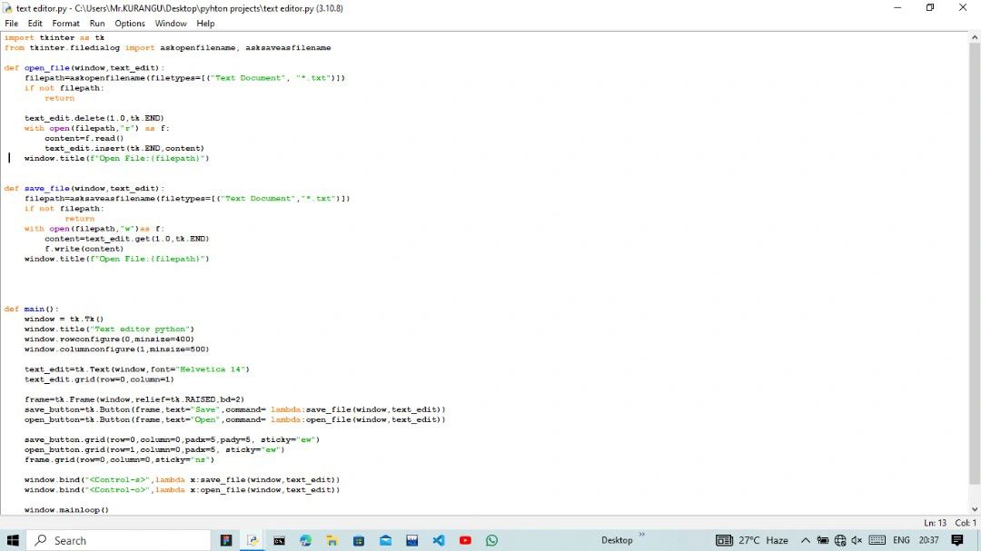 #python #tkinter #texteditor #codinginprogress | SANTHOSH K #python #tkinter #texteditor #codinginprogress | SANTHOSH K