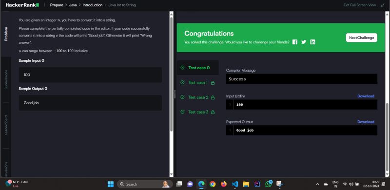 Ayan Ajmeri on LinkedIn: #day7 #hackerrank #java #codingjourney # ... Ayan Ajmeri on LinkedIn: #day7 #hackerrank #java #codingjourney # ...
