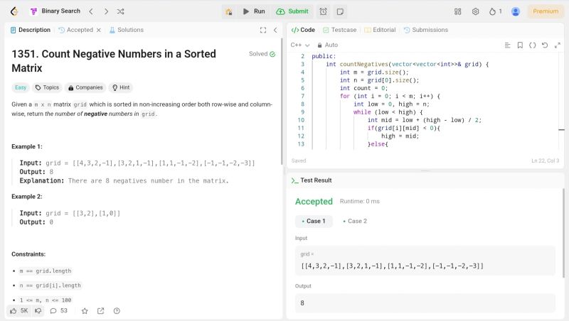 Het Thakkar on LinkedIn: #leetcode #100daysofcode #binarysearch # ... Het Thakkar on LinkedIn: #leetcode #100daysofcode #binarysearch # ...