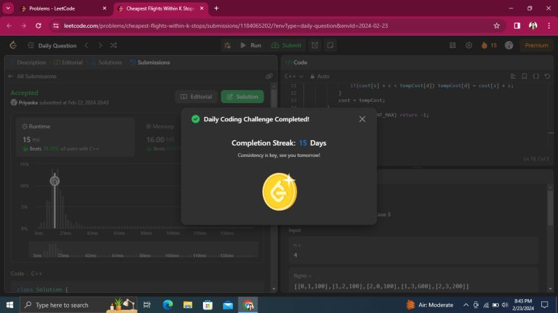 Completed LeetCode challenge with algorithm and data structure ... Completed LeetCode challenge with algorithm and data structure ...