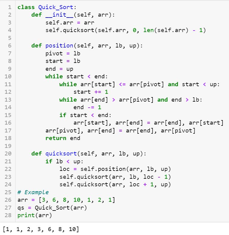 Varun Patil on LinkedIn: #python #sortingalgorithm #quicksort # ... Varun Patil on LinkedIn: #python #sortingalgorithm #quicksort # ...