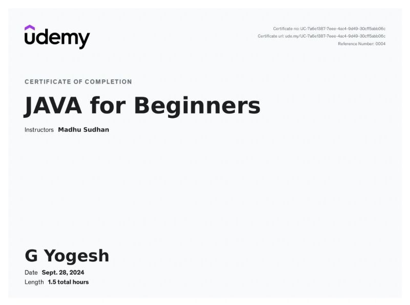 Yogesh Gone on LinkedIn: #java #programming #udemy #learning # ... Yogesh Gone on LinkedIn: #java #programming #udemy #learning # ...