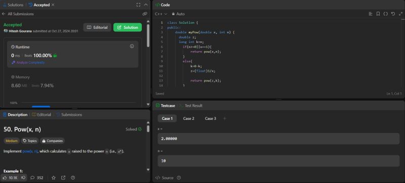 Day 20 solving the leetcode problems | Hitesh Gourana Day 20 solving the leetcode problems | Hitesh Gourana