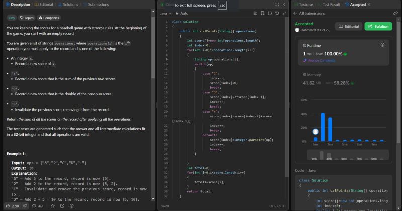 Vishwa S on LinkedIn: #100daysofcode #leetcode Vishwa S on LinkedIn: #100daysofcode #leetcode