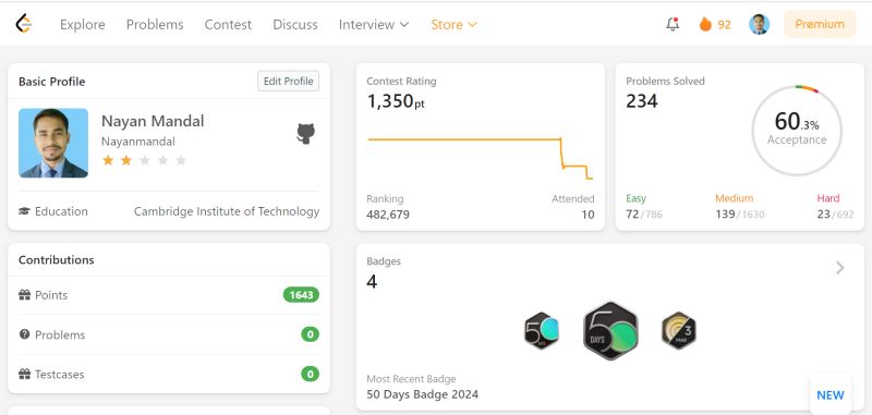 Nayan Mandal on LinkedIn: #365daychallenge #leetcode #problems # ... Nayan Mandal on LinkedIn: #365daychallenge #leetcode #problems # ...