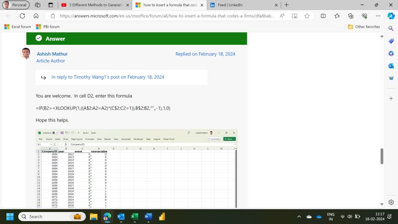 Ashish Mathur on LinkedIn: #microsoftexcel #msexcel #excel Ashish Mathur on LinkedIn: #microsoftexcel #msexcel #excel