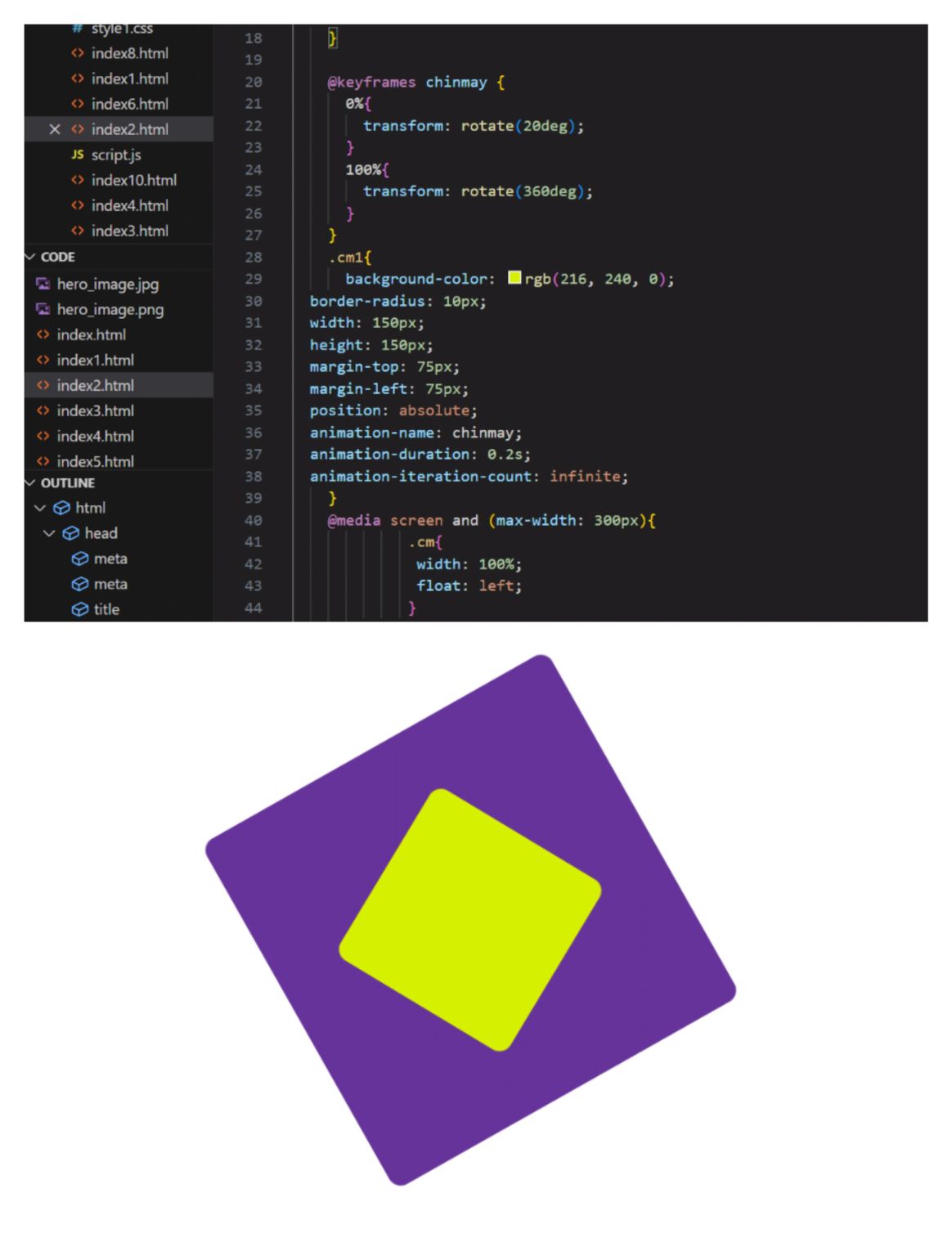 Chinmay Mandal on LinkedIn: I made a small project using HTML and CSS ... Chinmay Mandal on LinkedIn: I made a small project using HTML and CSS ...