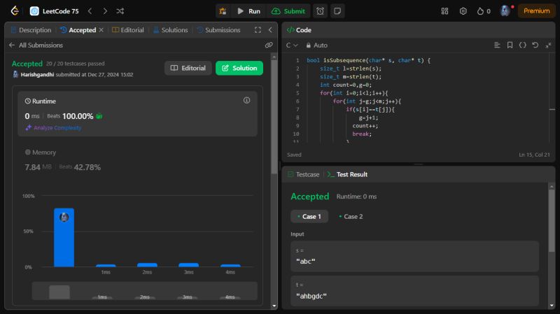 Harish G on LinkedIn: #include #include #cprogramming #leetcode # ... Harish G on LinkedIn: #include #include #cprogramming #leetcode # ...
