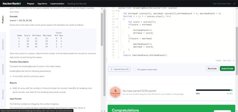 pushpendra soni on LinkedIn: #cplusplus #hackerrank #codingjourney # ... pushpendra soni on LinkedIn: #cplusplus #hackerrank #codingjourney # ...