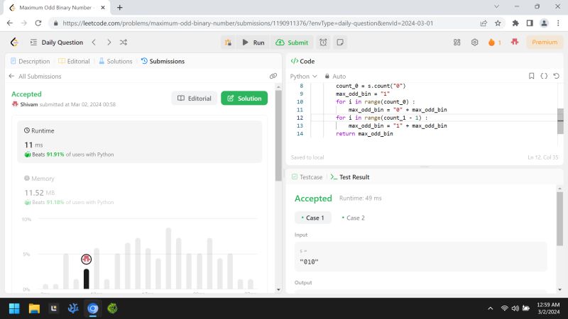 Shivam B. on LinkedIn: Hi there!! I have solved the problem on LeetCode ... Shivam B. on LinkedIn: Hi there!! I have solved the problem on LeetCode ...