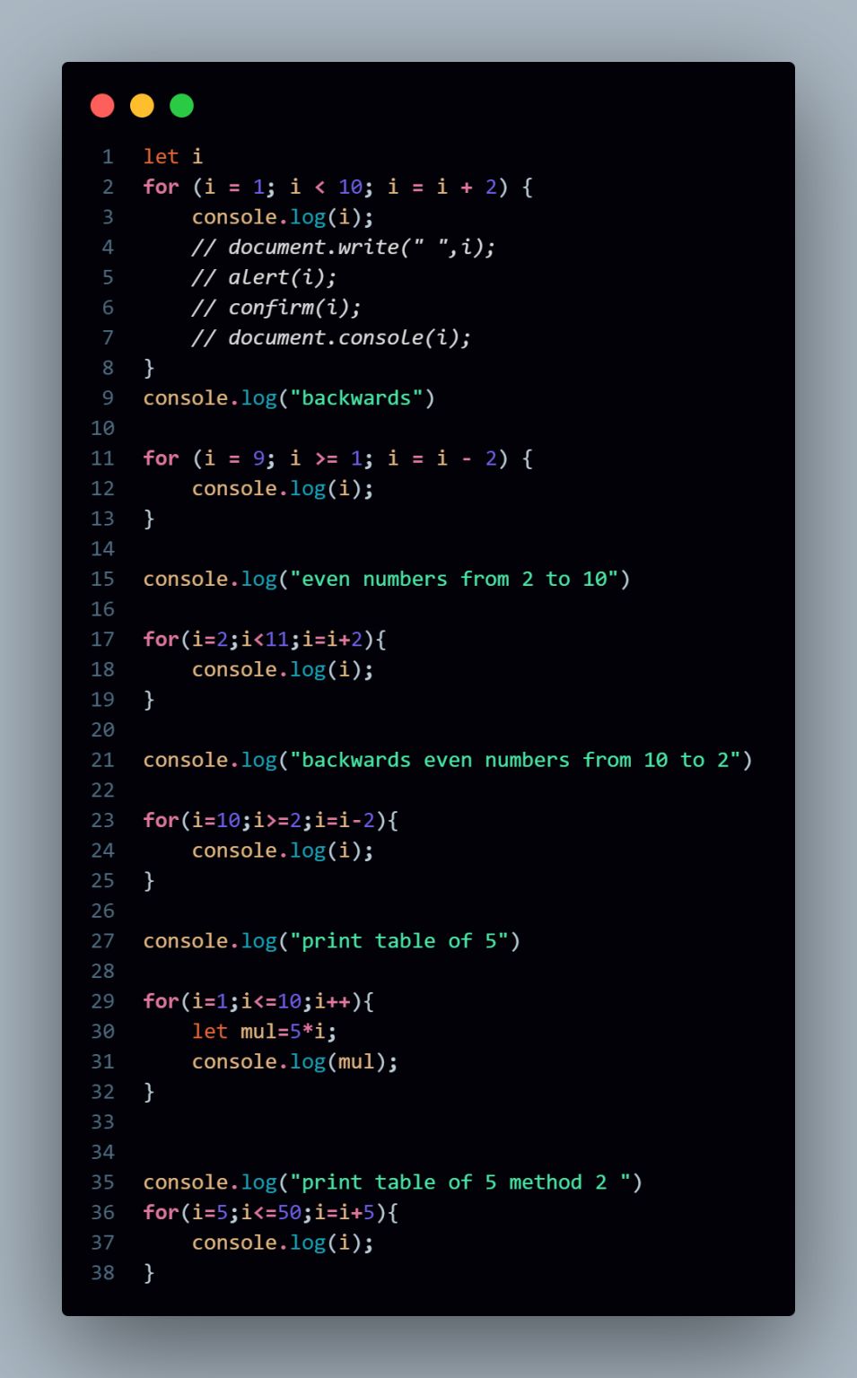 Practiced JavaScript loops on Day 32 and 33 | Yogesh Paliwal posted on ... Practiced JavaScript loops on Day 32 and 33 | Yogesh Paliwal posted on ...