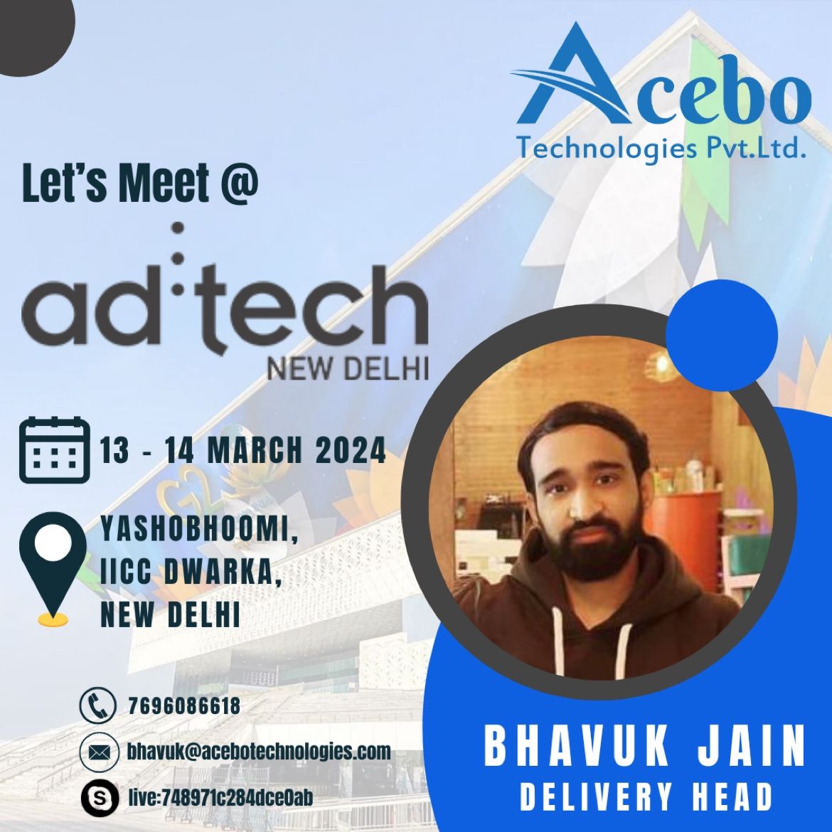 Bhavuk jain on LinkedIn: *Lets meet us at*- 📣 Ad:tech New Delhi *Date ... Bhavuk jain on LinkedIn: *Lets meet us at*- 📣 Ad:tech New Delhi *Date ...