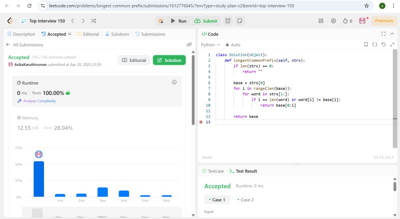 #day16 #leetcode #150daysofcode #dsa #python #codingchallenge… | Asika ... #day16 #leetcode #150daysofcode #dsa #python #codingchallenge… | Asika ...