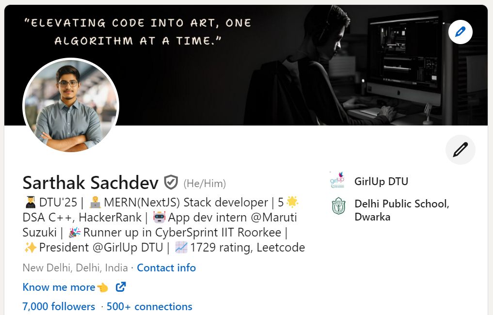 Sarthak Sachdev on LinkedIn: #connections #programming #developer # ... Sarthak Sachdev on LinkedIn: #connections #programming #developer # ...