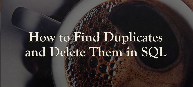 How to avoid duplicates in SQL | Kartik P posted on the topic | LinkedIn How to avoid duplicates in SQL | Kartik P posted on the topic | LinkedIn