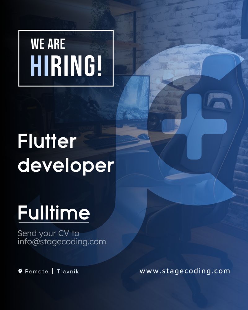 Stage Coding on LinkedIn: Prilika za Flutter Developera u Stage Coding ... Stage Coding on LinkedIn: Prilika za Flutter Developera u Stage Coding ...