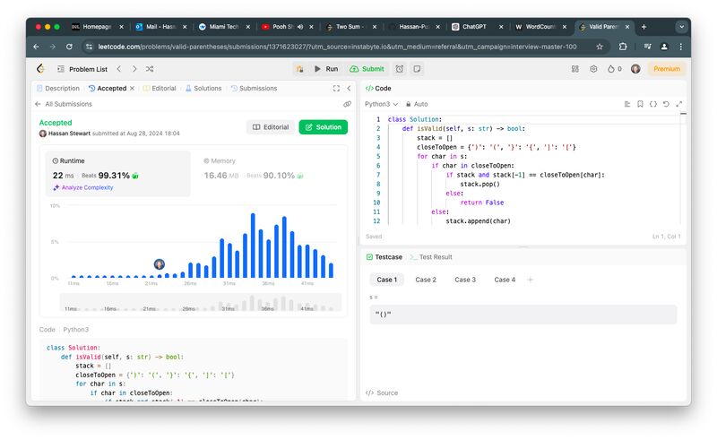 Hassan Stewart on LinkedIn: #codinglife #leetcode #problemsolving # ... Hassan Stewart on LinkedIn: #codinglife #leetcode #problemsolving # ...